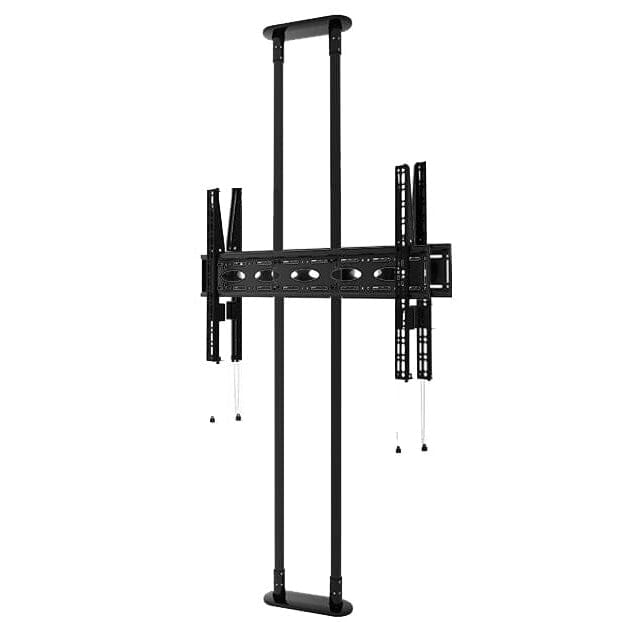 Back to Back Floor to Ceiling TV Bracket for screens up to 98" with 4m ...