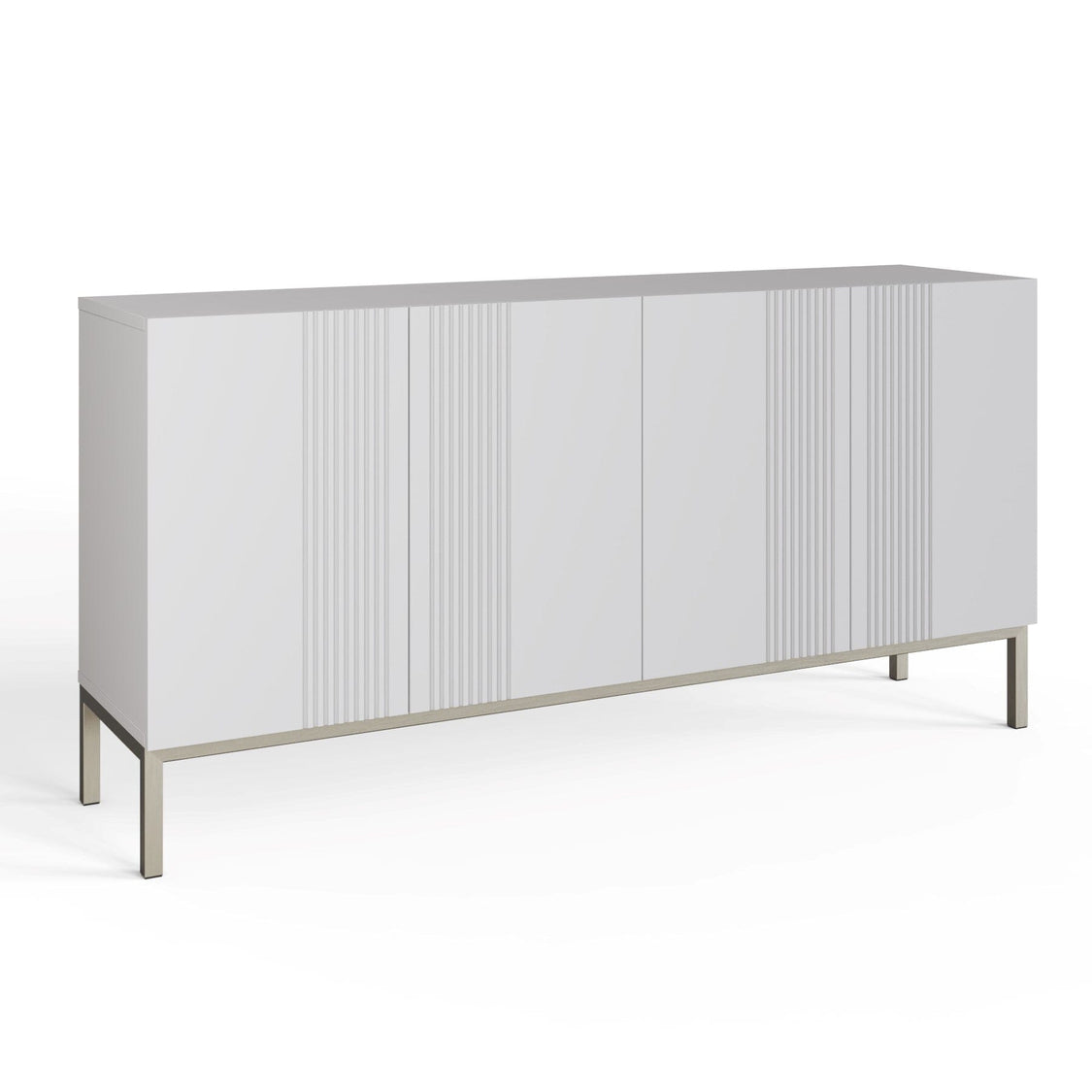 Frank Olsen Iona White Sideboard with Mood Lighting – AV4Home