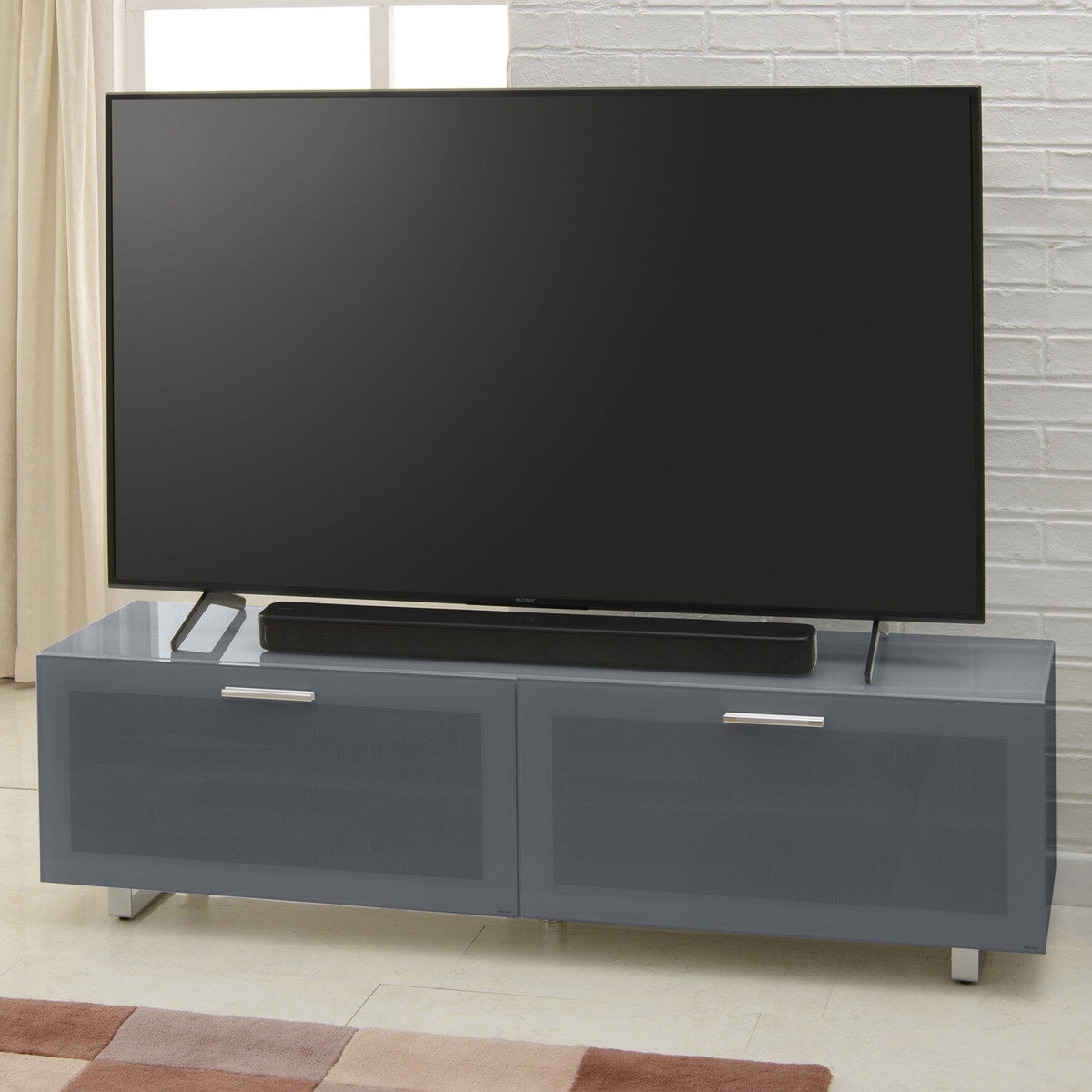 TTAP Sorrento Gloss Grey 160cm Wide TV Cabinet (SOR-1600-GRY) – AV4Home