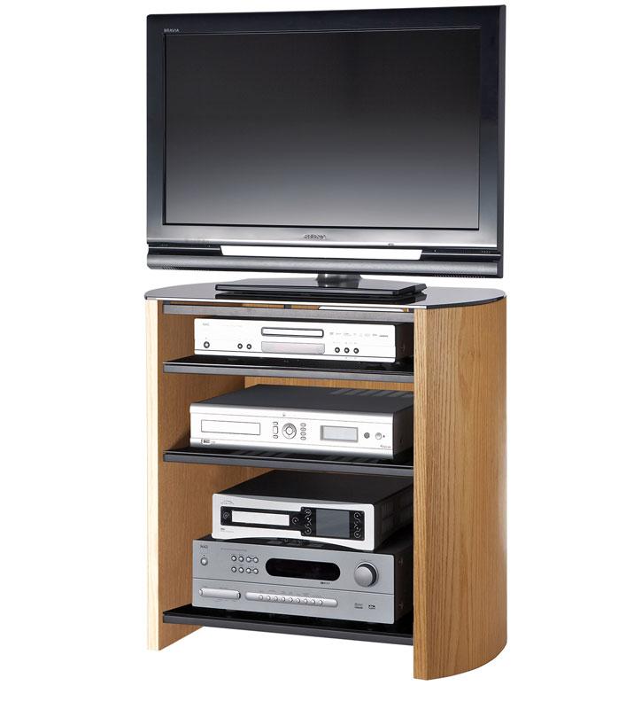 Alphason Finewoods Light Oak Hifi/LCD Stand - FW750/4-LO – AV4Home
