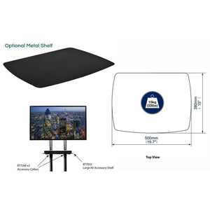 B-Tech BT8504 Mobile TV Trolley Stand for Screens up to 65 Inch – AV4Home