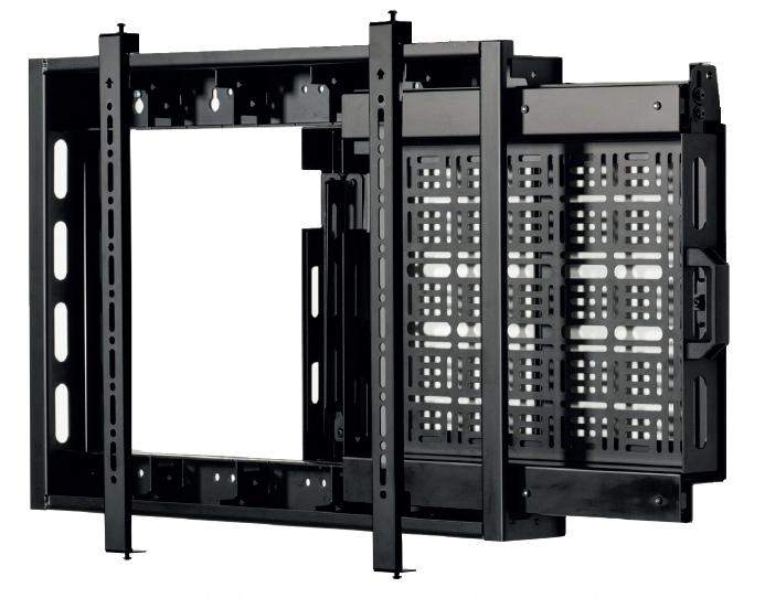 B-Tech BT7883 Flat Screen TV Bracket with Slide Out AV Storage Tray ...
