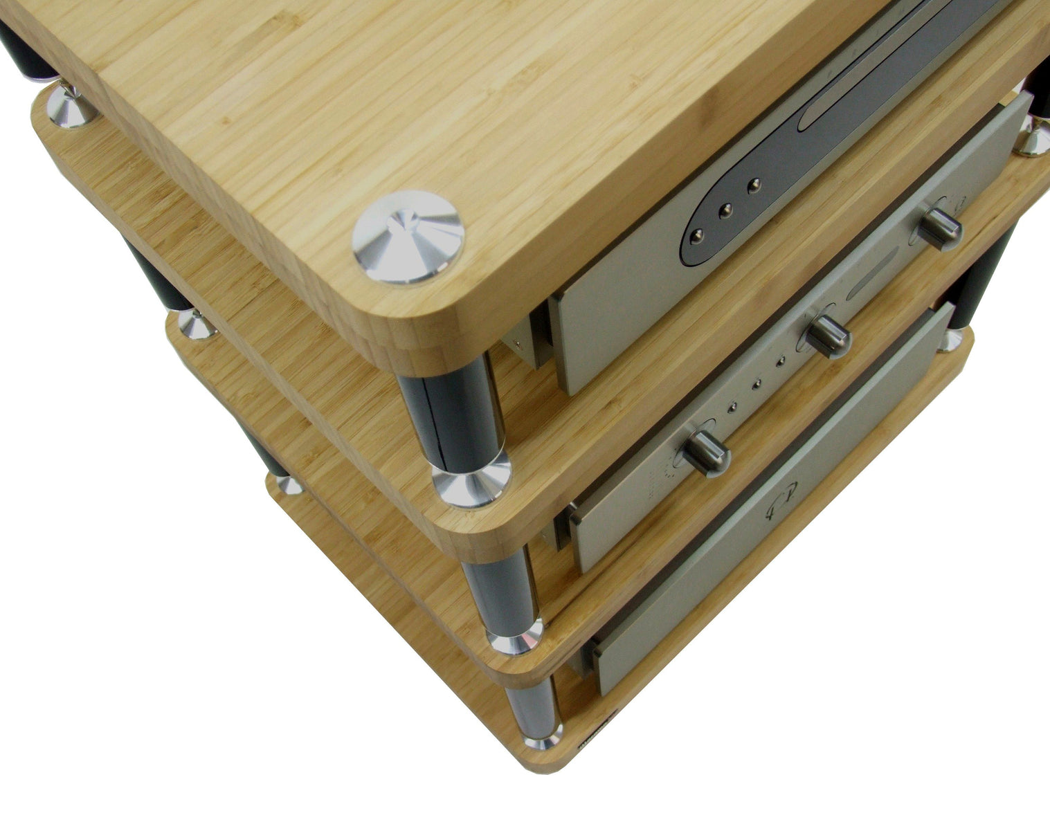 Atacama Evoque Eco 60-40 Natural Finish Bamboo Hi-Fi Rack – AV4Home