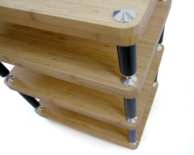 Atacama Evoque Eco 60-40 Natural Finish Bamboo Hi-Fi Rack – AV4Home