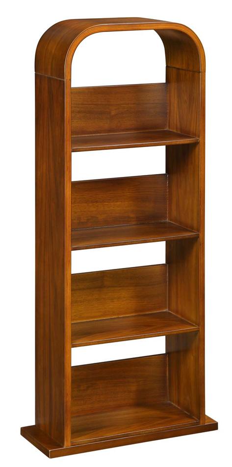 Jual San Marino Curved Walnut DVD/CD Rack (JF501) – AV4Home