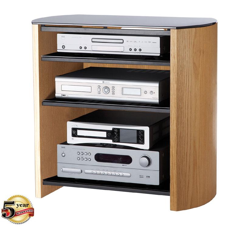 Alphason Finewoods Light Oak Hifi/LCD Stand - FW750/4-LO – AV4Home