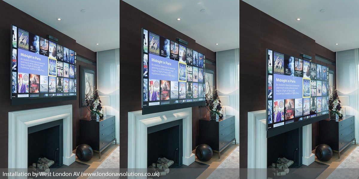 Future Automation EAD Electric Motorised Advance and Drop TV Wall Brac ...